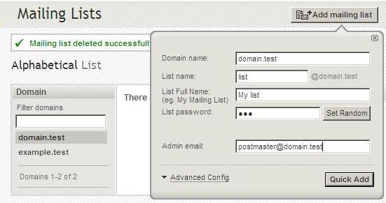 Axigen Mail Server - Setting up automated subscription/unsubscription procedures for Mailing Lists