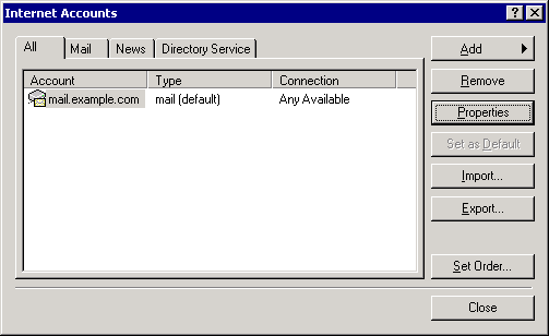 Axigen Mail Server How To Configure Outlook Express 6 To Work With Axigen Mail Server Imapsmtp